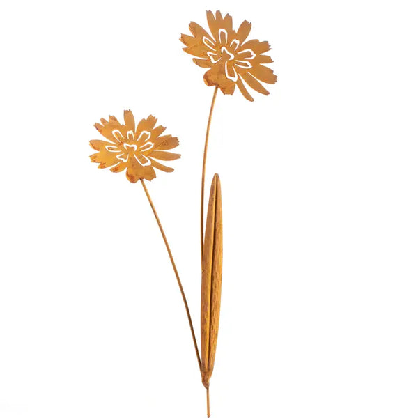 Double Flower | Yard Stake - The Vintage Garden